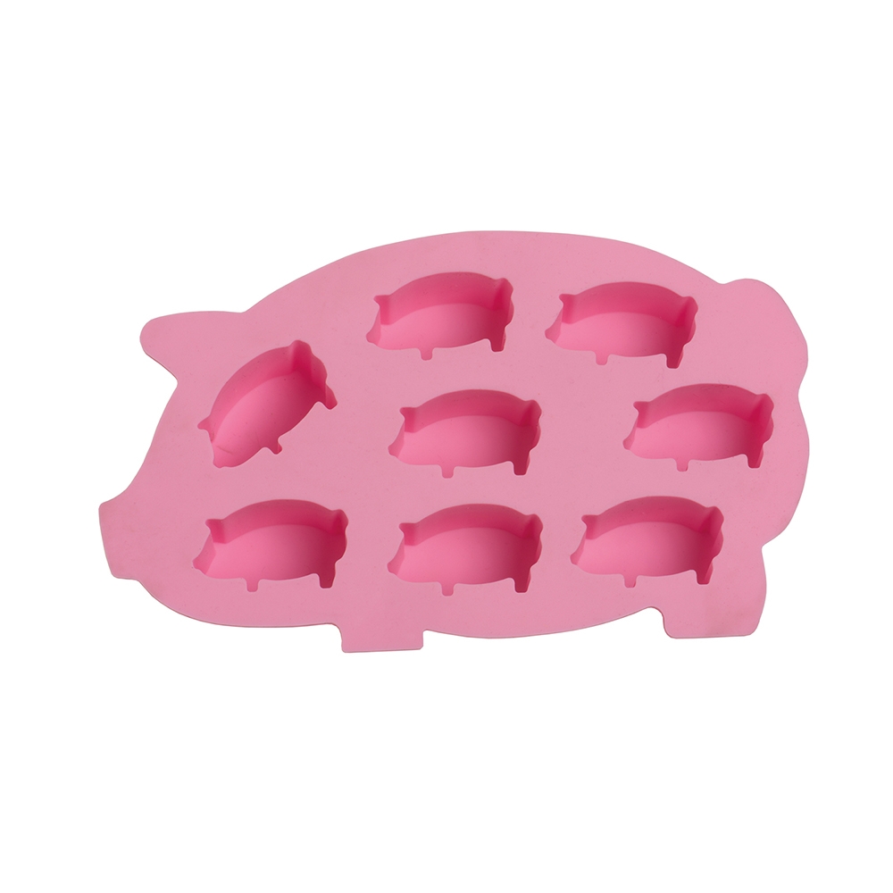SILICONE PIG ICE CUBE TRAY NEW SHAPE - Eddingtons