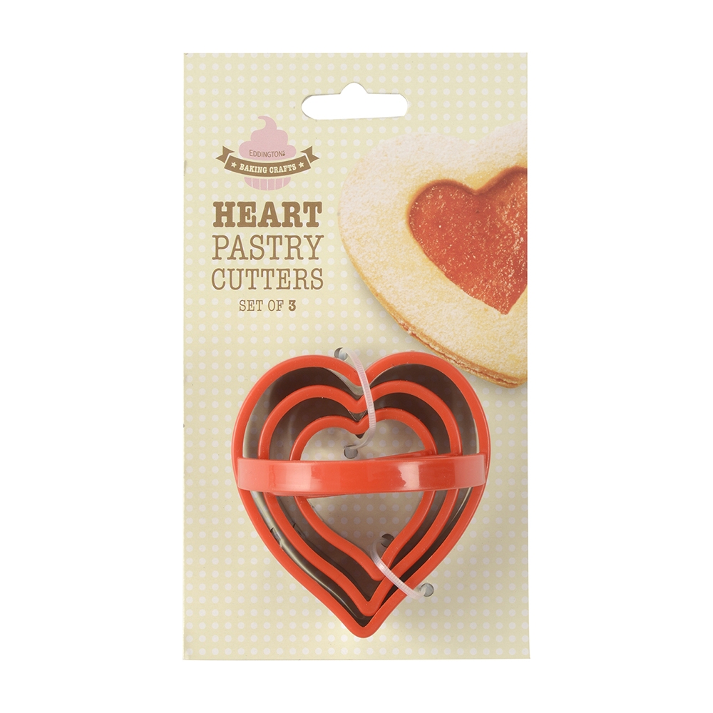 HEART CUTTERS SET 3 - Eddingtons