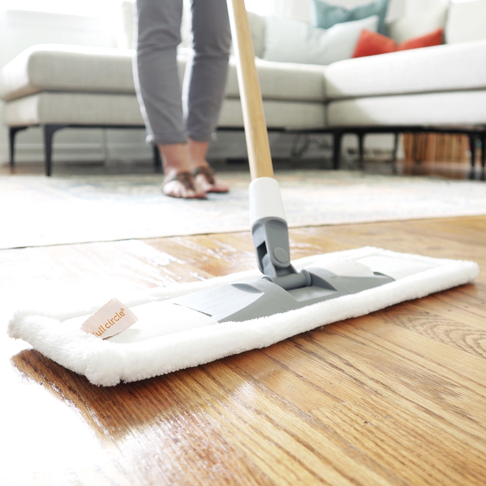 MIGHTY MOP 2 IN 1 WET DRY MICROFIBER MOP GRAY WHITE - Eddingtons