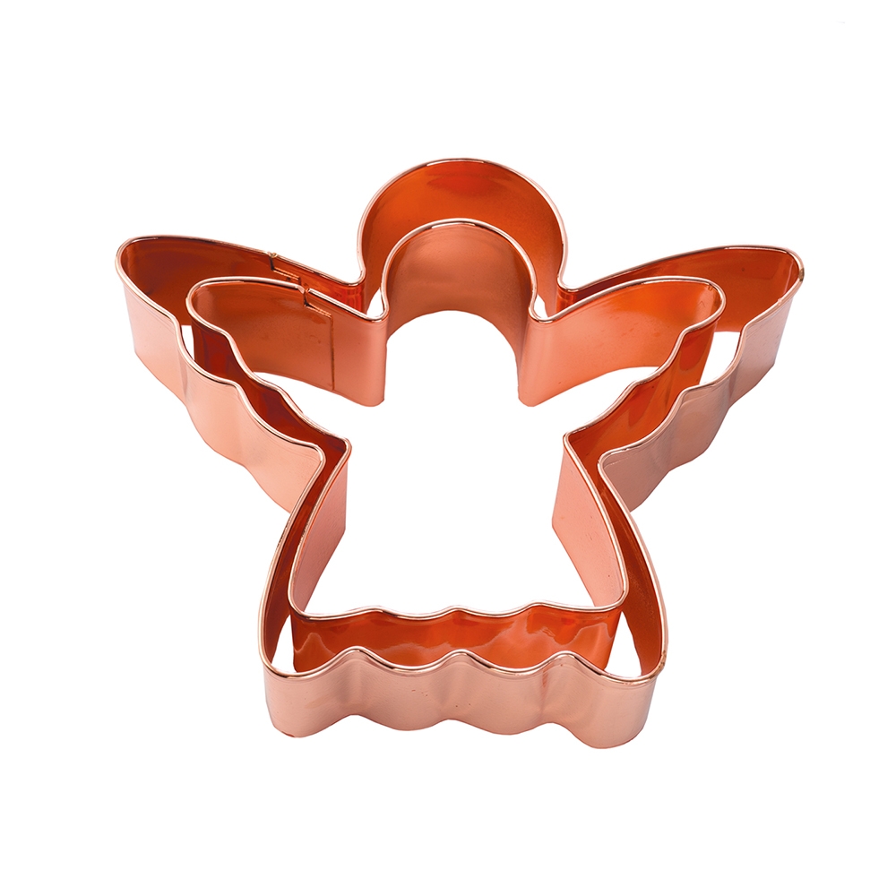 COPPER ANGEL CUTTER SET 2 ON RIBBON - Eddingtons
